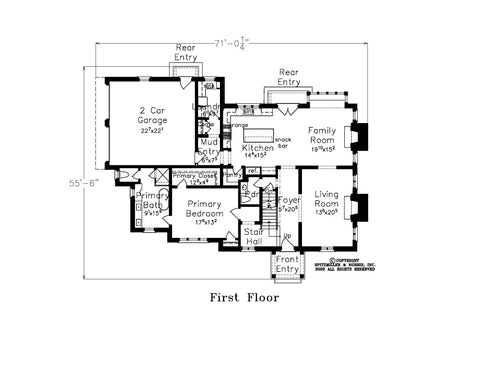 Bright Hampton Country House – Spitzmiller & Norris House Plans