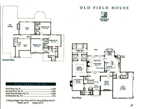 Old Field House – Spitzmiller & Norris House Plans